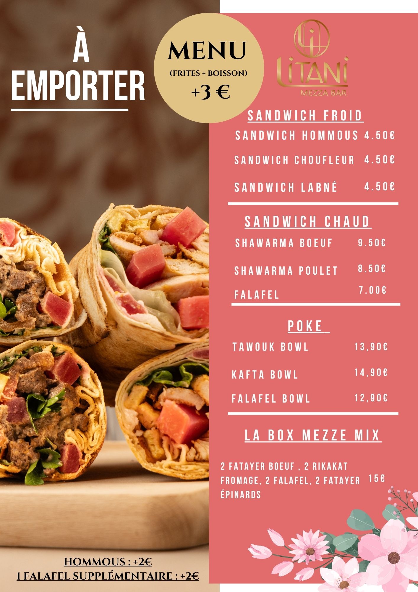 Litani Mezza Bar - Formules buffet à volonté